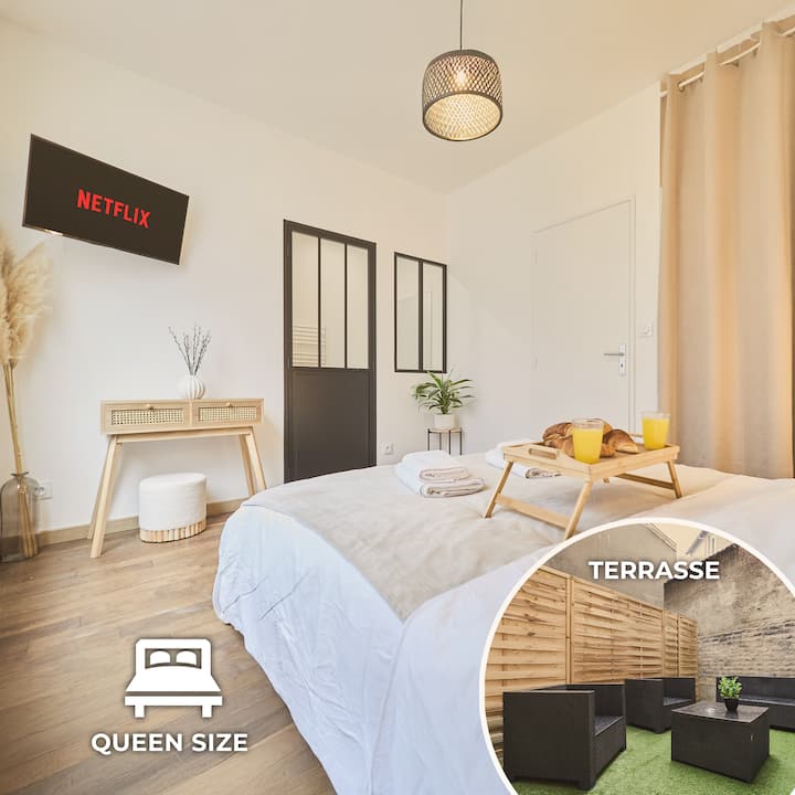 Confort & Style • Gare • Hyper-centre • Terrasse - Reims