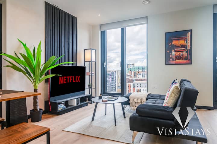 Long Term - Cozy 1 Bed In Nq W/ Free Gym + Parking - Manchester