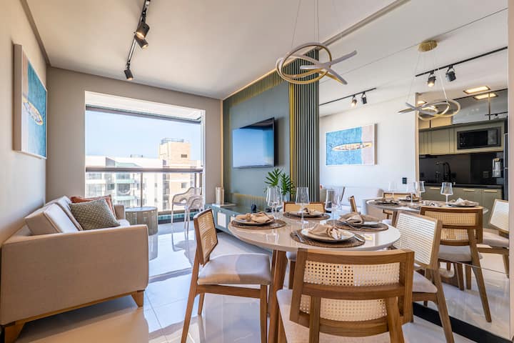 Apartamento Aconchegante Com Vista Para O Mar - Aracaju