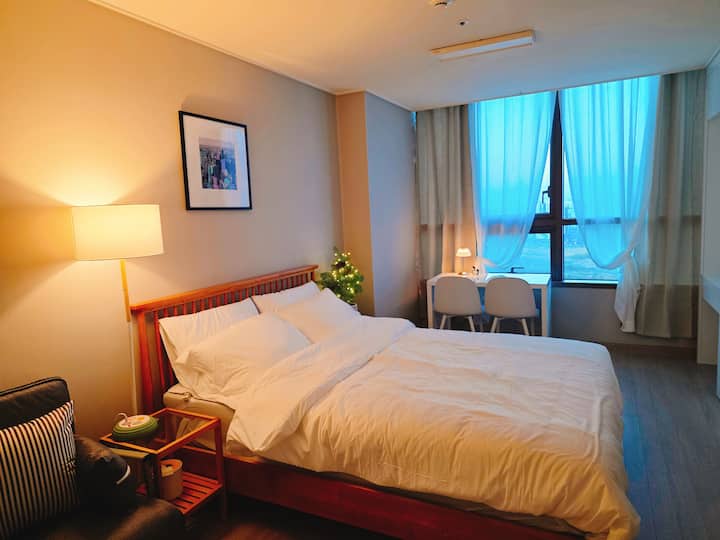 [Luna Haven Stay Songdo]송도달빛축제공원역5분#출장&여행#국제업무지구 - Incheon