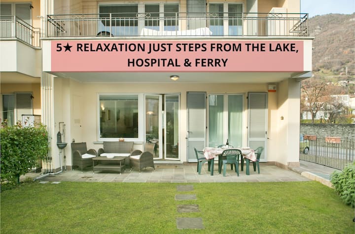 Appartement Près De L'hôpital-jardin-parking-wifi - Domaso