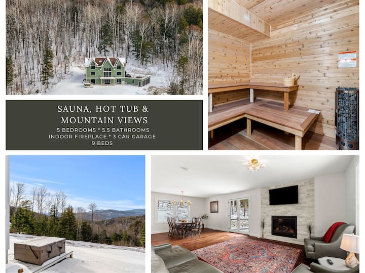 Sauna, Hot Tub & Mountain Views! - ニュー・ハンプシャー州