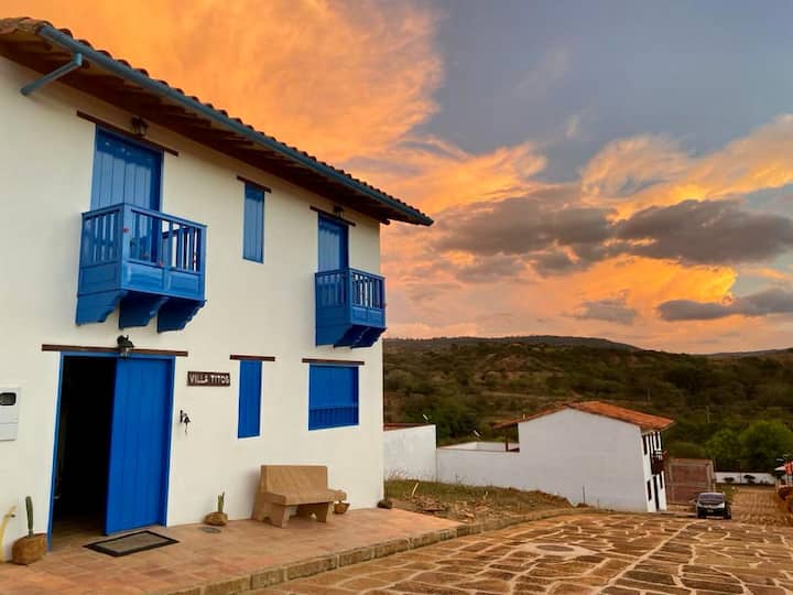 Hermosa Casa Al Estilo Barichara - Barichara