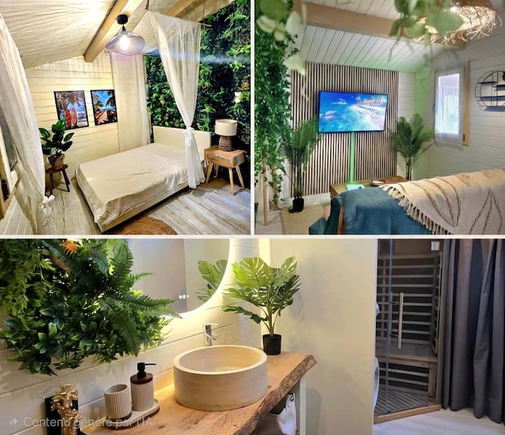 Chalet Bali Avec Sauna Privatif & Int. Végétalisé - Genfersee