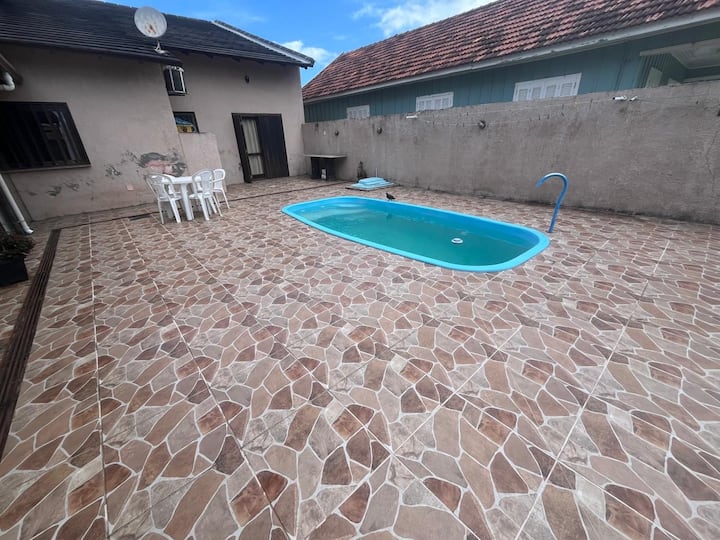 Casa Pé Na Areia Com Piscina - Tramandaí