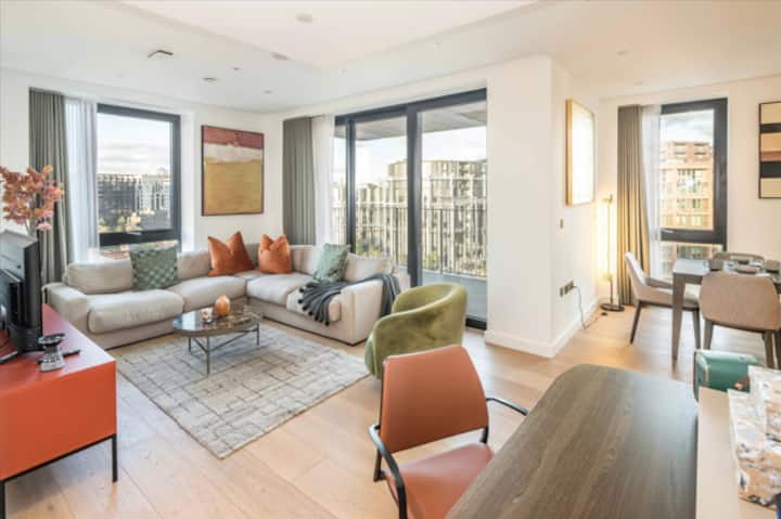 King’s Cross 3br Modern Stay - 블룸스버리