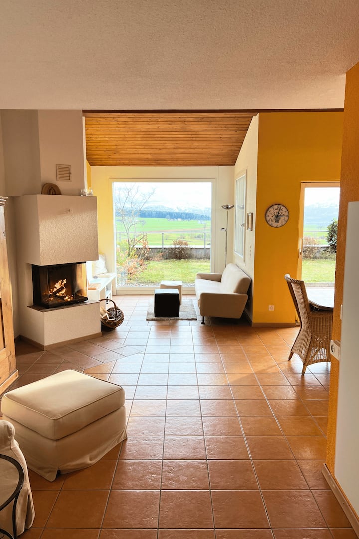 Charmantes Haus In Hämikon Berg Mit Aussicht - 루체른