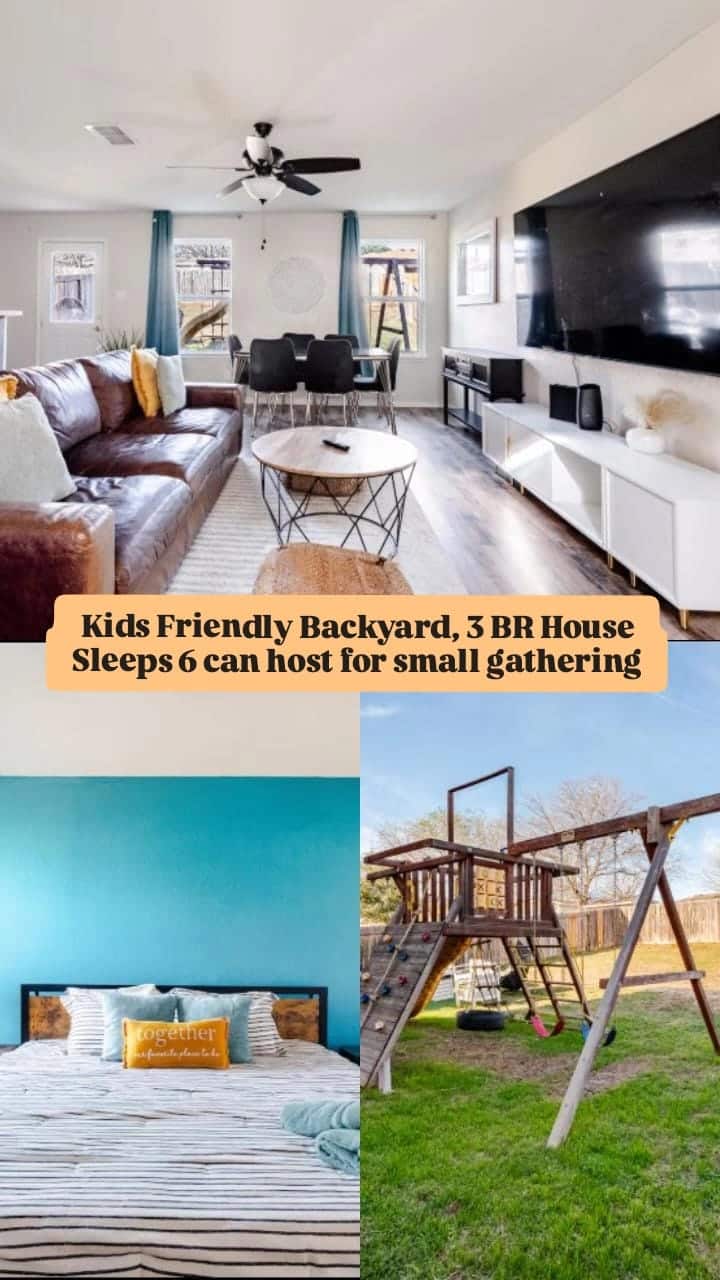 3 Br House With Kid's Friendly Backyard - San Antonio