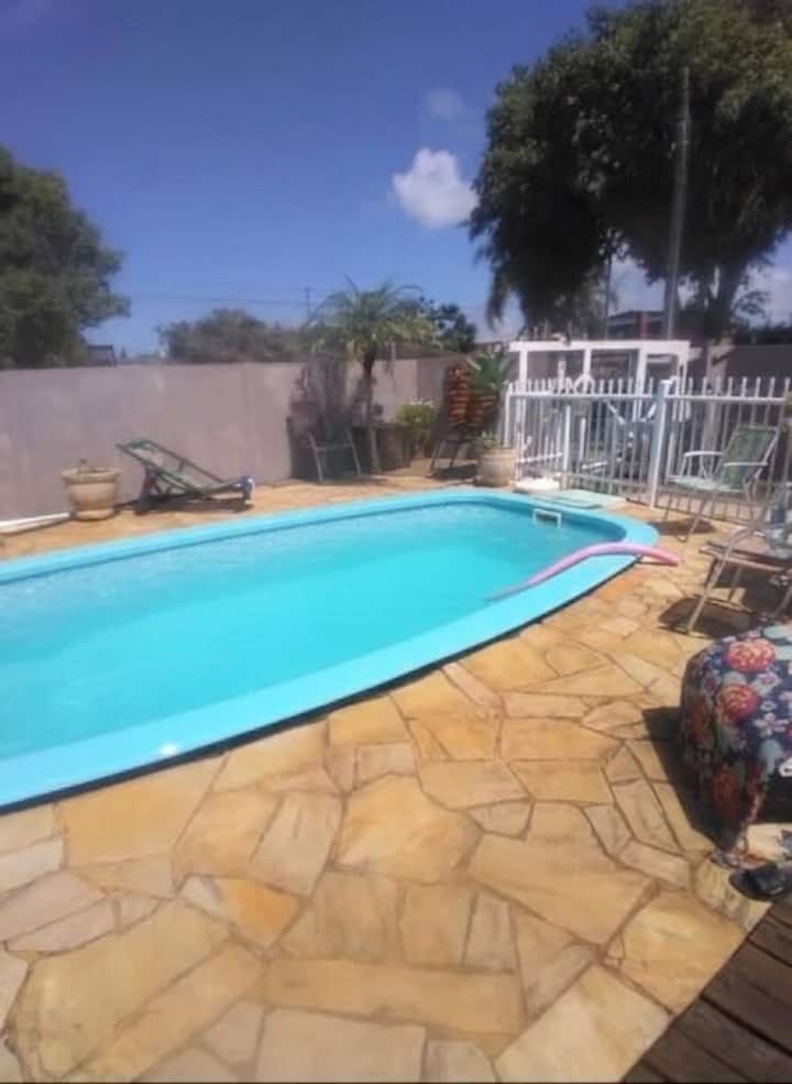 Casa Na Praia Com Piscina - Capão da Canoa