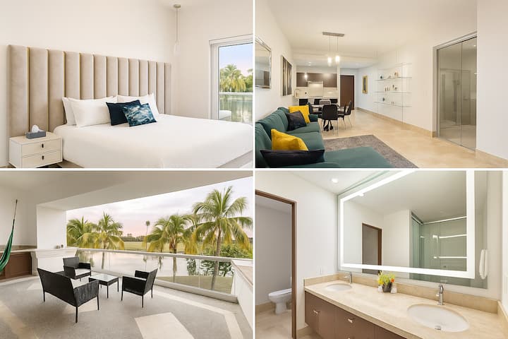 Elegant 2br Condo • Golf Views • El Tigre Gated - 新瓦雅塔