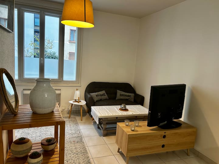 2 Pièces Cosy Et Calme, Chambre Fermée Sur Cour - Villeurbanne