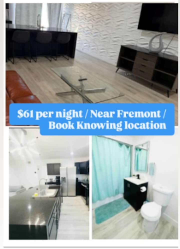$61 Per Night Apartment Near Fremont - 