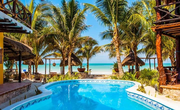 Apartment Equiped Steps From The Beach - Holbox