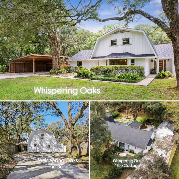 Sleep 24! Private 2 Acre Estate W/ 3 Houses - Abita Springs, LA