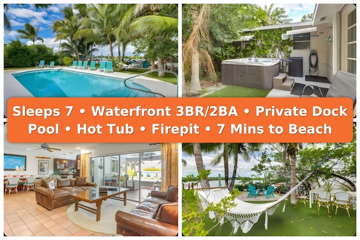 Waterfront • Pool • Hot Tub • Firepit - Jupiter, FL