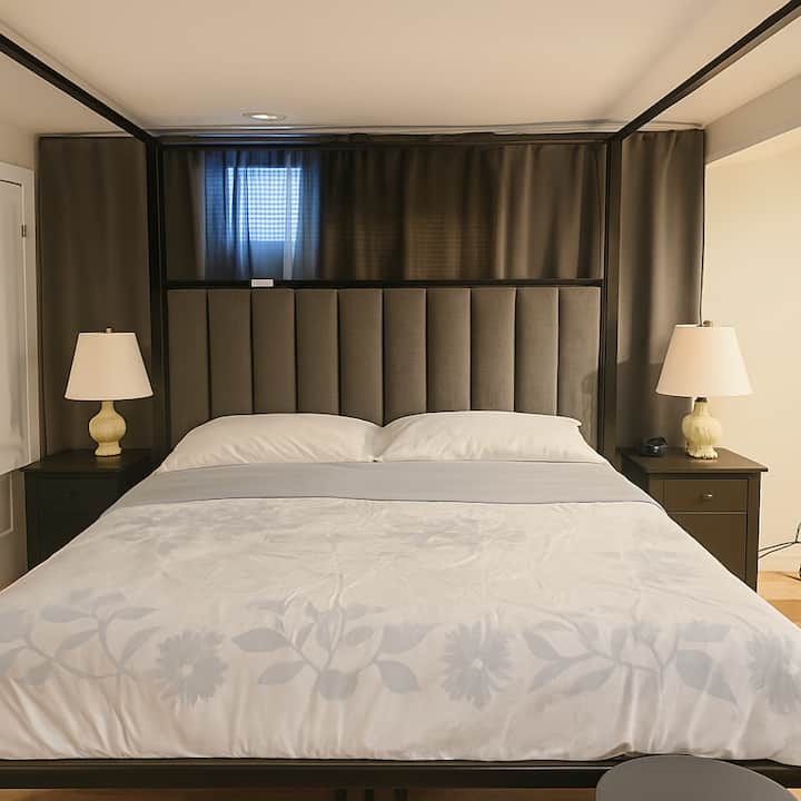 Cozy Lower-level Studio Private Entrance Near Nyc - Bergen County Zoo, Paramus