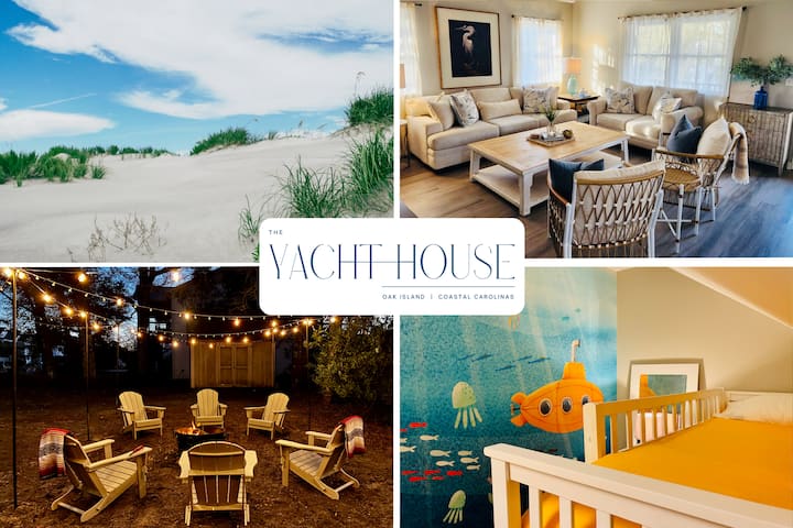 New! The Yacht House • Waterway View • Yacht Drive - Oak Island, NC