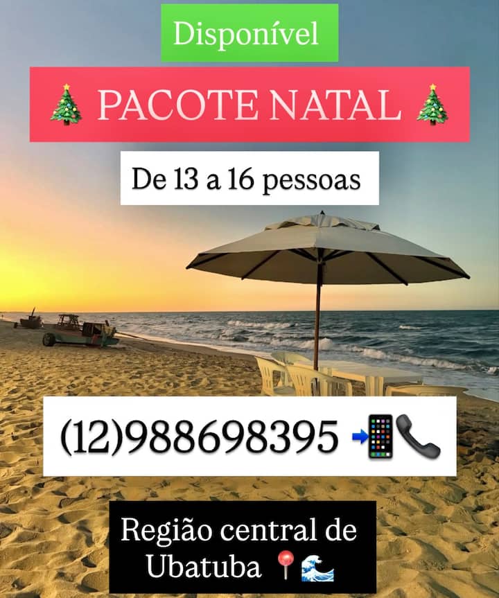 Pacote Natal Disponível - Ubatuba