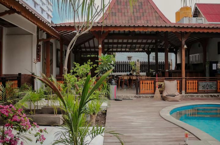 Spacious 7-bedroom Villa For Groups In Gili Air - Gili Islands