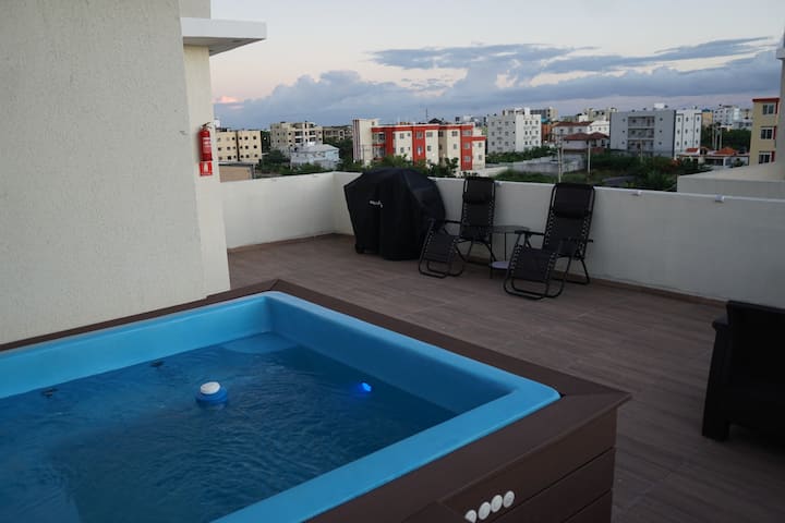 Penthouse Palmares Skyview / With Jacuzzi & Playa - La Romana