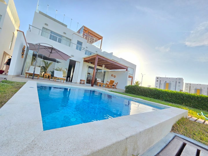 Coral Paracas® Casa De Playa Con Piscina - Paracas