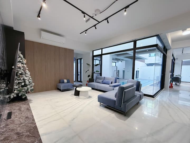 湛湛里煙 獨棟泳池Villa旅館 - Tainan City