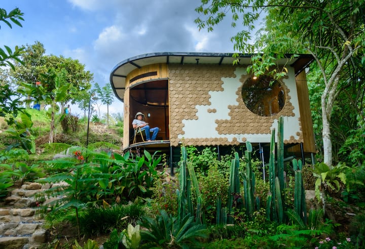 Penginapan Cabin: Cylindrical Forest Stay - Sikabu - Payakumbuh