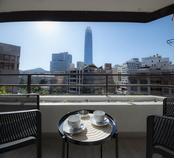 Providencia: Terraza Y Vista Al Costanera Center - Providencia