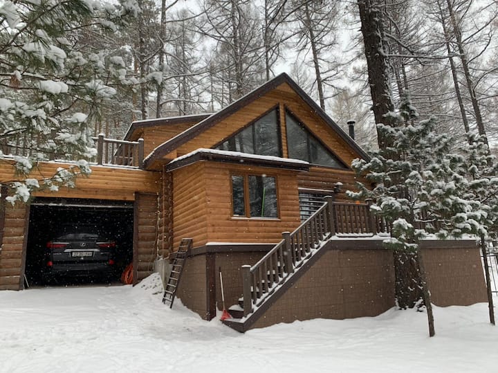 Forest Wooden Cabin Near Ulaanbaatar City - Mongolia