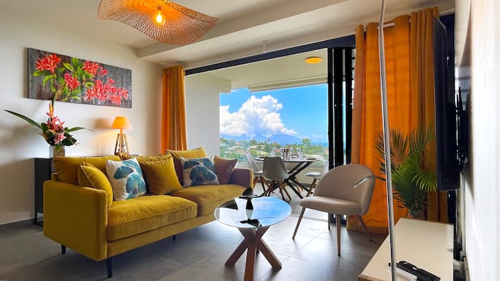 New! Superbe Vue 180° Sur La Baie De Ppt Et Moorea - Polynésie française