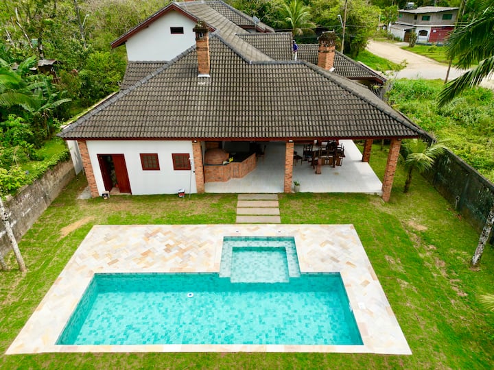Beach House In Guaraú - Ecological Reserve Juréia - Peruíbe
