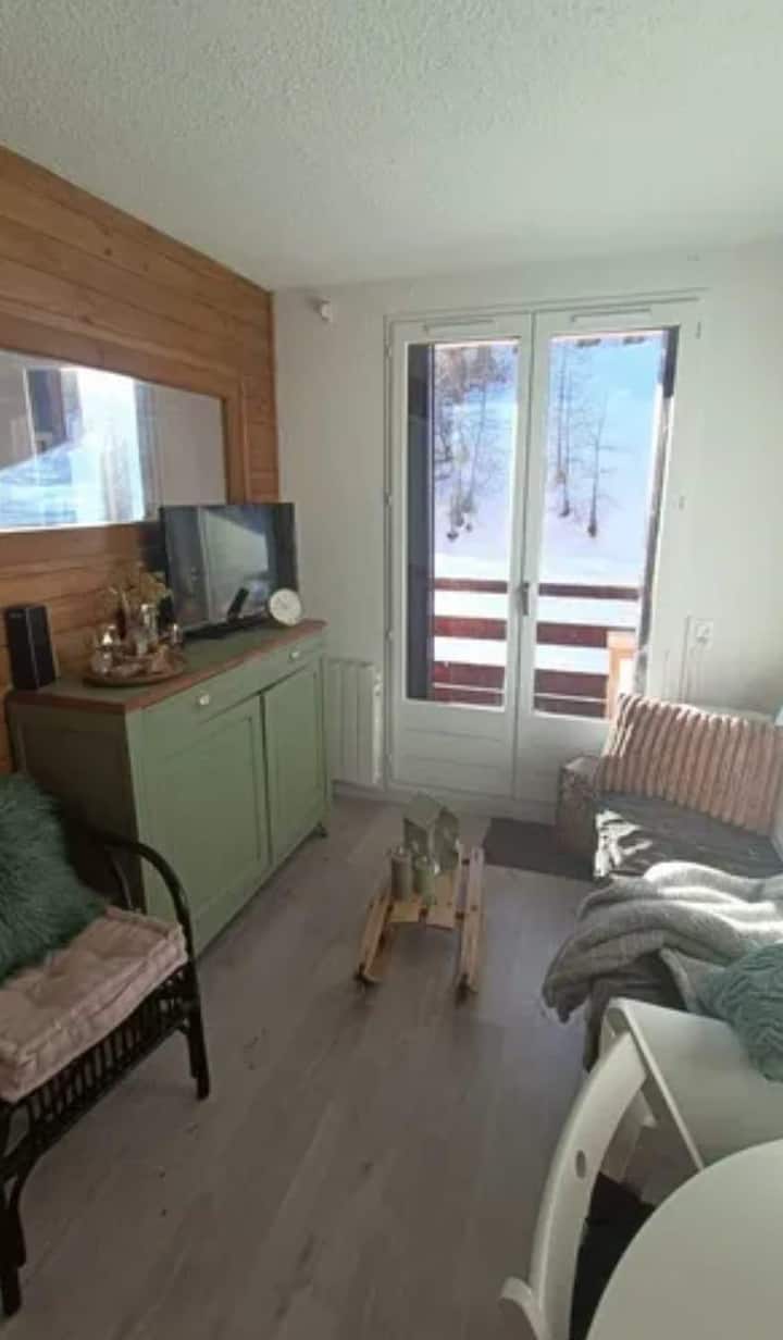 T2+coin Montagne-100m D Pistes-ski Retour Possible - Puy-Saint-Vincent