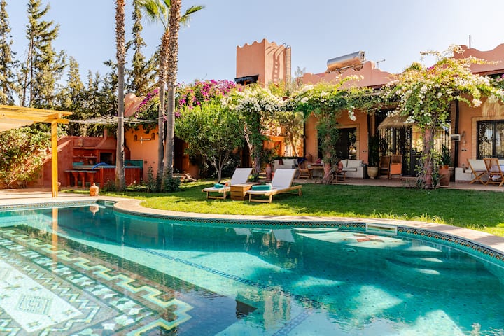 Villa Tidyan | Piscine Hammam Chef & Jardin - Morocco