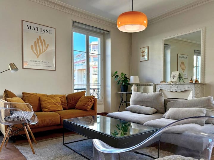 3 Chambres • Carré D’or • 3 Min Du Marché De Noël - Nizza