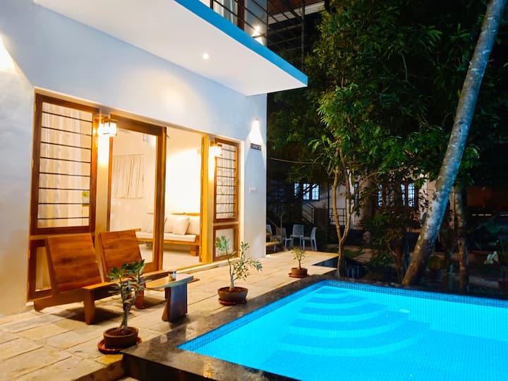 Pool Cabana Room, Ground Floor In Homestay, Yoga - Alappuzha