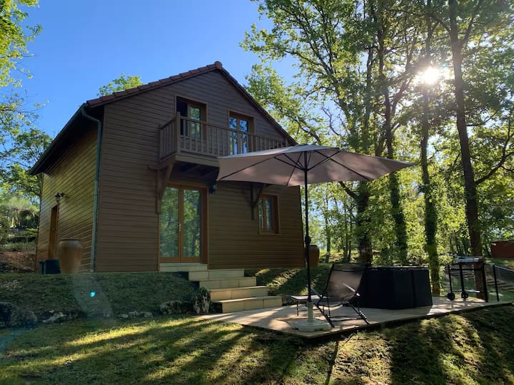 Chalet En Vallée De Dordogne Avec Piscine Et Golf - Souillac