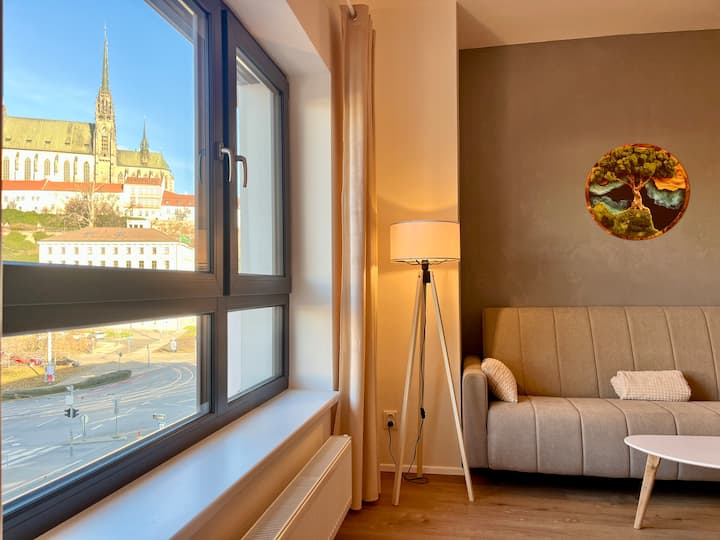 Petrov Luxury Apartment S Parkováním - Brno