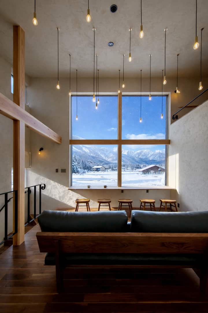 Brand New Chalet | Mountain-view Bath | Sleeps 8 - Hakuba