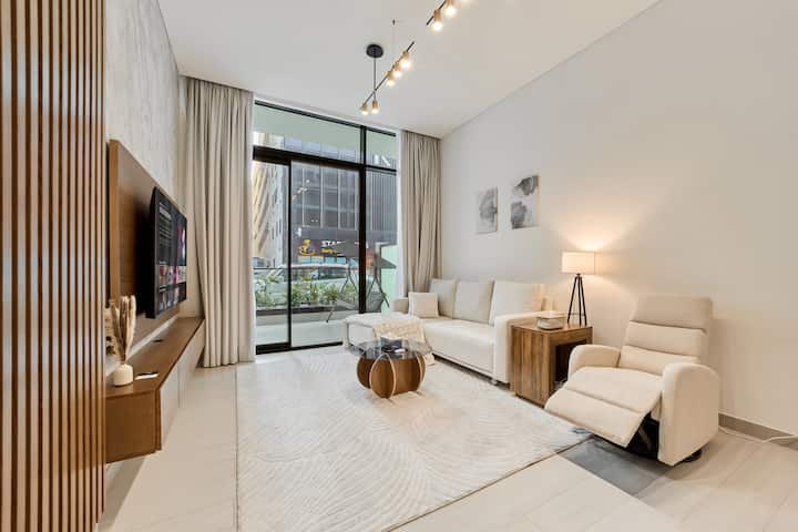 Elegant 2br Ground Floor Escape | Binghatti Galaxy - Dubai