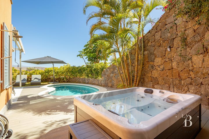 Villa íNtima Recién Reformada-piscina Y Jacuzzi - Mogán