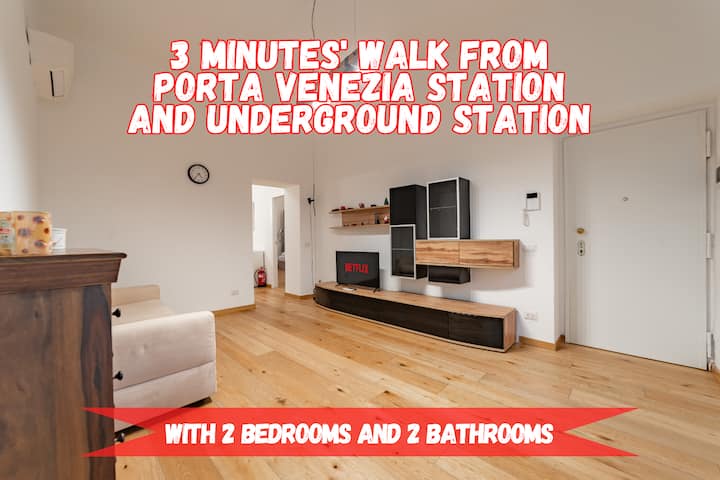 5 à Pied De La Station De Métro Porta Venezia - Mailand