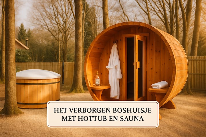 Boshuisje Met Privé Hottub & Sauna | Limburg - Niederlande