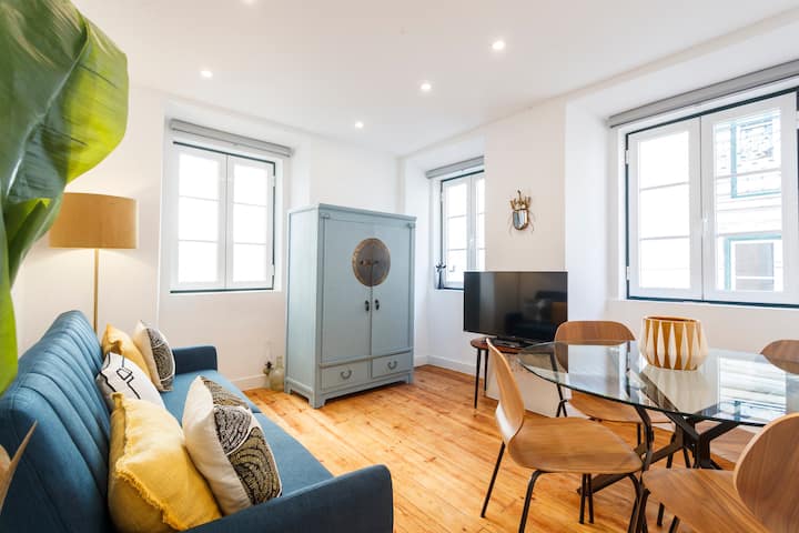 Super Central & Stylish Flat: 5people * 1st Floor - Lisbon