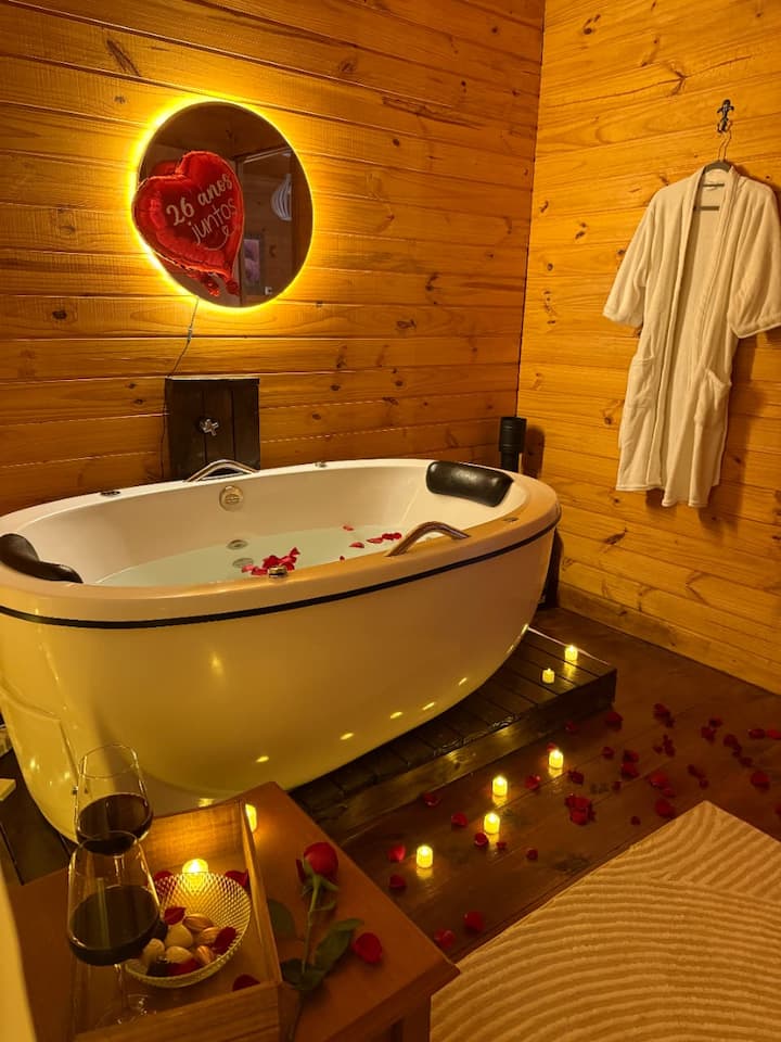 Chalé Romântico Com Hidro  Perto Do Lago Negro - Gramado