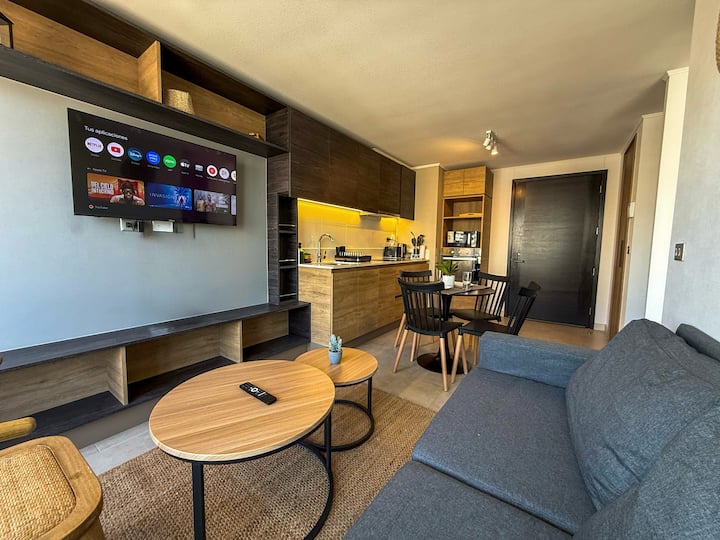 2d2b En ÑUñoa, Nuevo Y Bien Decorado - Santiago