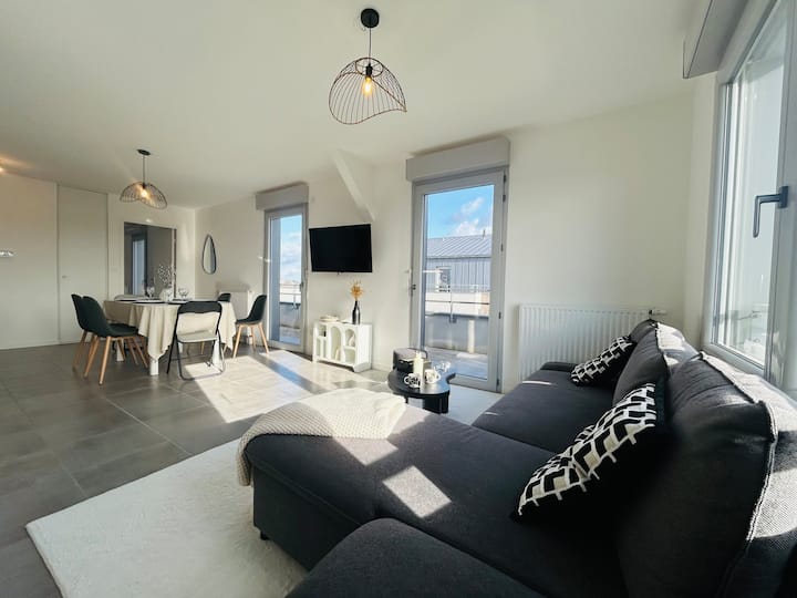 Casa Orgemont : T3 Neuf - Terrasse - Parking - Angers