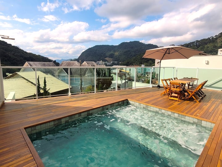 Skyhouse - Loft & Spa | Piscina Aquecida | Sauna - Domingos Martins