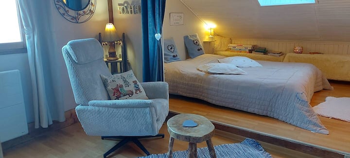 Suite Cocoon-sauna Privé-piscine-proche Stations - Albertville