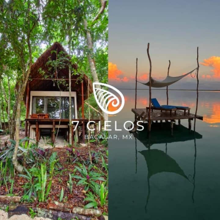 Cabaña En La Laguna. Cenote By 7 Cielos Bacalar - Bacalar
