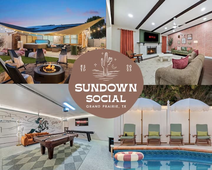 Pool•hot Tub•game Room•outdoor Movies•luxury Stay - Grand Prairie, TX
